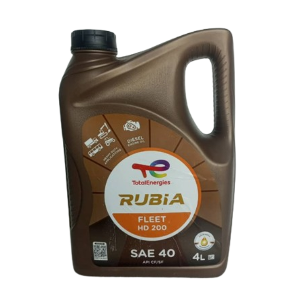 Total Energies Rubia Fleet HD 200 Diesel Engine Oil SAE 40 API CF/SF ...