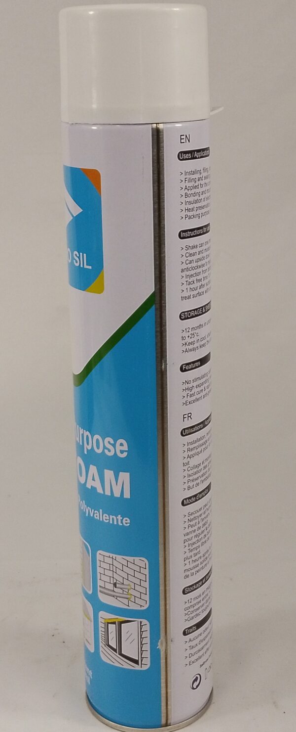 EURO SIL FIX- 750ML Multi Purpose Polyurethane Foam - CETECH Ghana ...